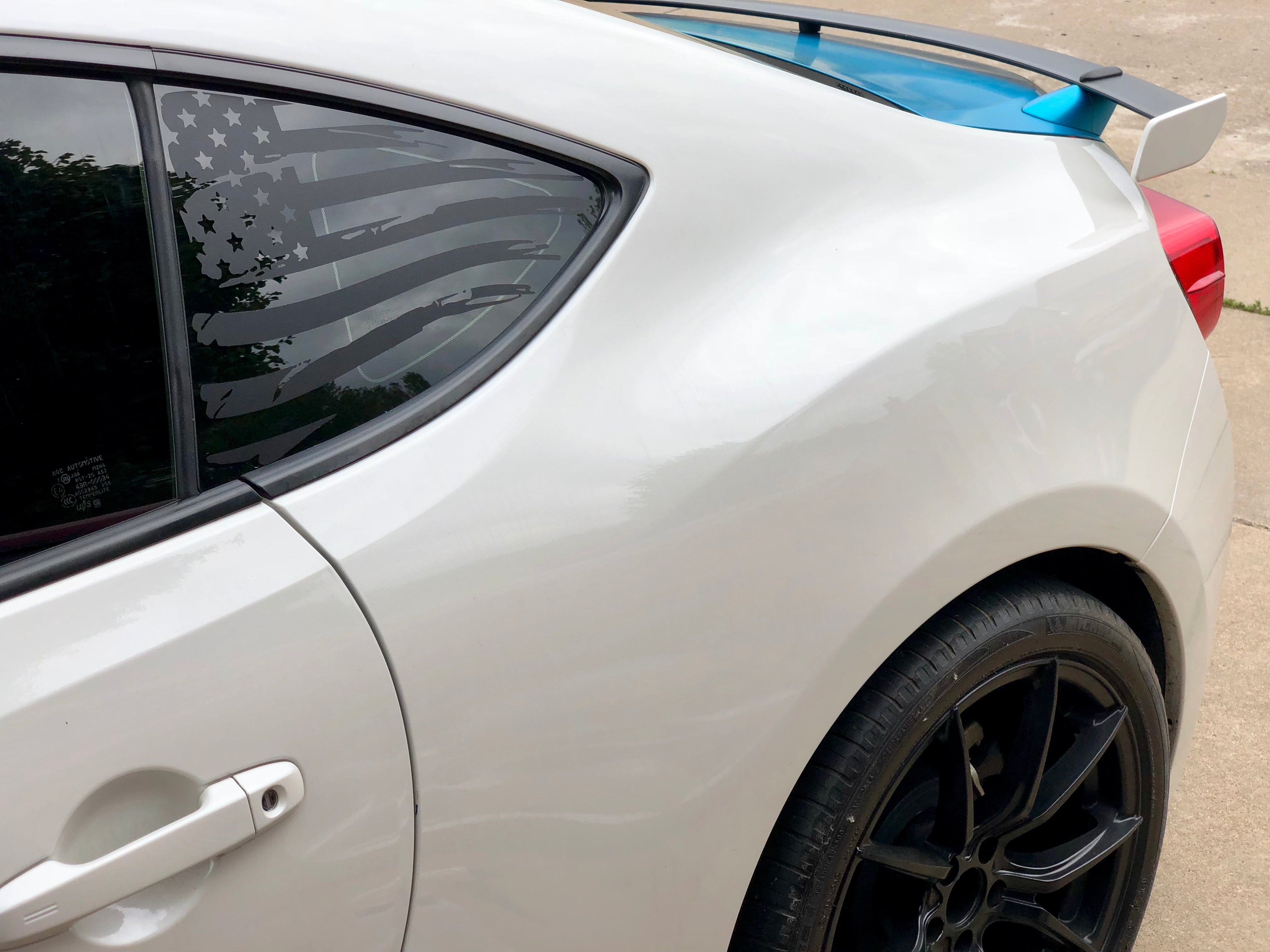 Distressed American Flag window decal for 86, BRZ, and FR-S ...